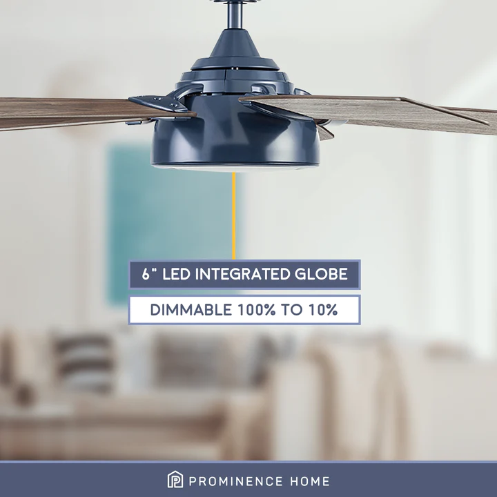 52 INCH POTOMAC, SAPPHIRE BLUE, REMOTE CONTROL, SMART CEILING FAN ...